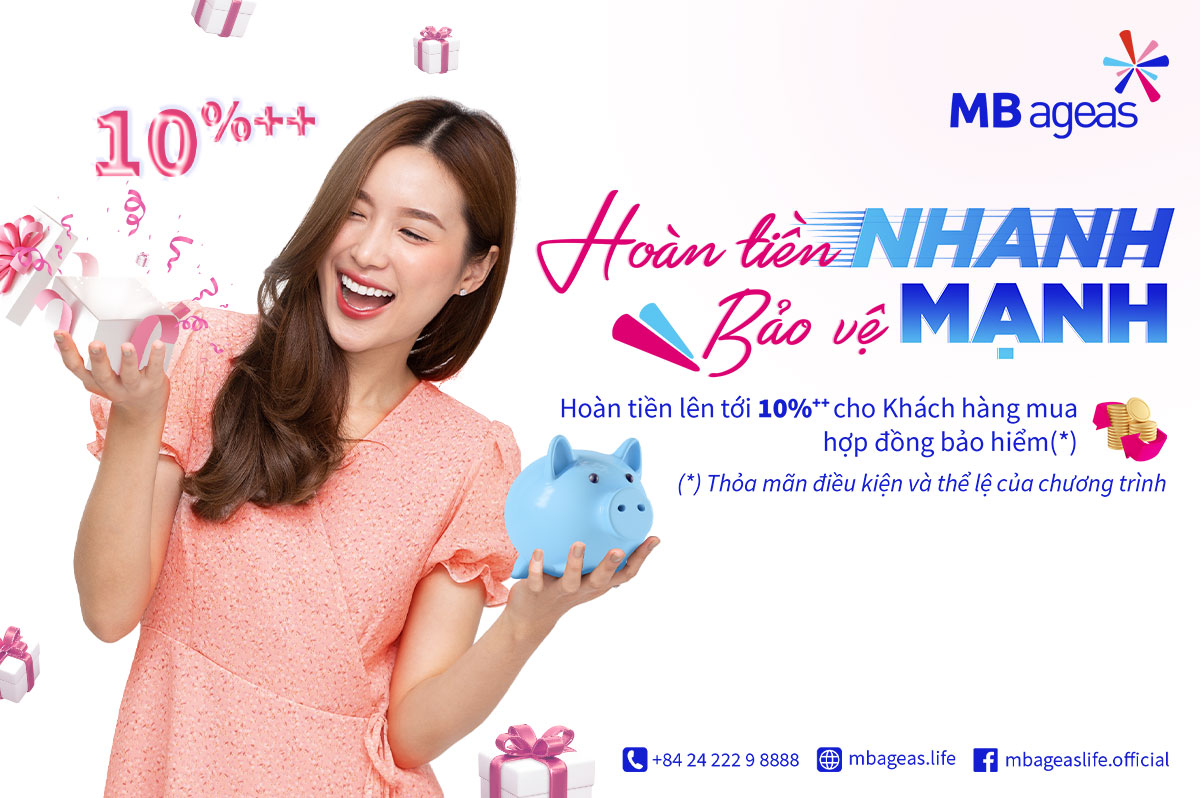 Chương trình khuyến mại: Hoàn tiền NHANH, bảo vệ MẠNH