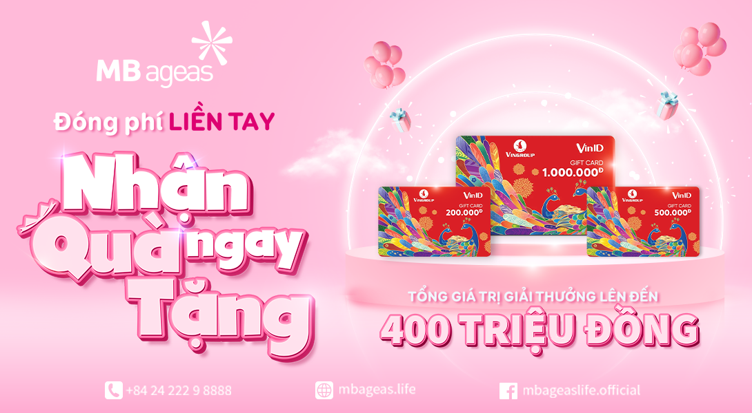 Chương trình khuyến mại: “Đóng phí liền tay - Nhận ngay quà tặng” | MB ...