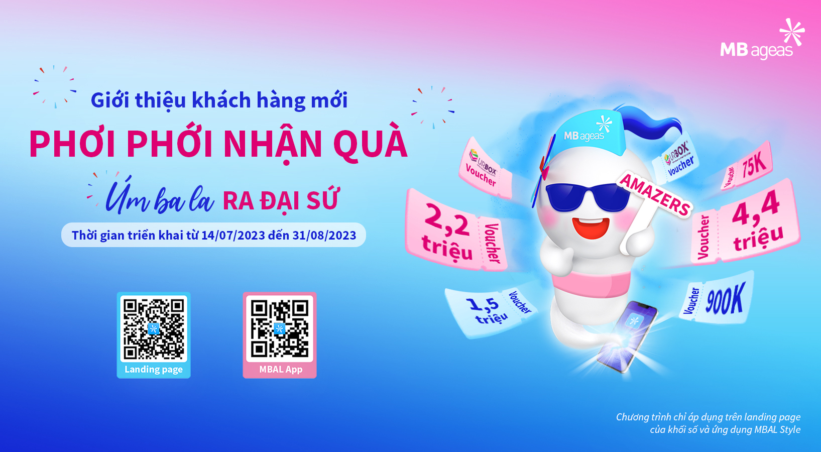 Chương trình khuyến mại: Trải Nghiệm Hành Trình Số - Nhận Voucher Vô Số