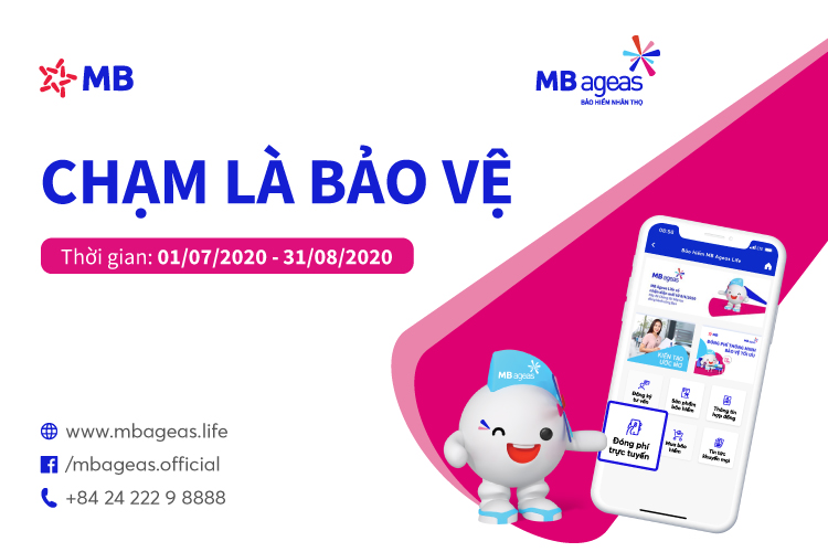 MB Ageas Life triển khai Chương trình khuyến mại "Chạm là Bảo vệ"