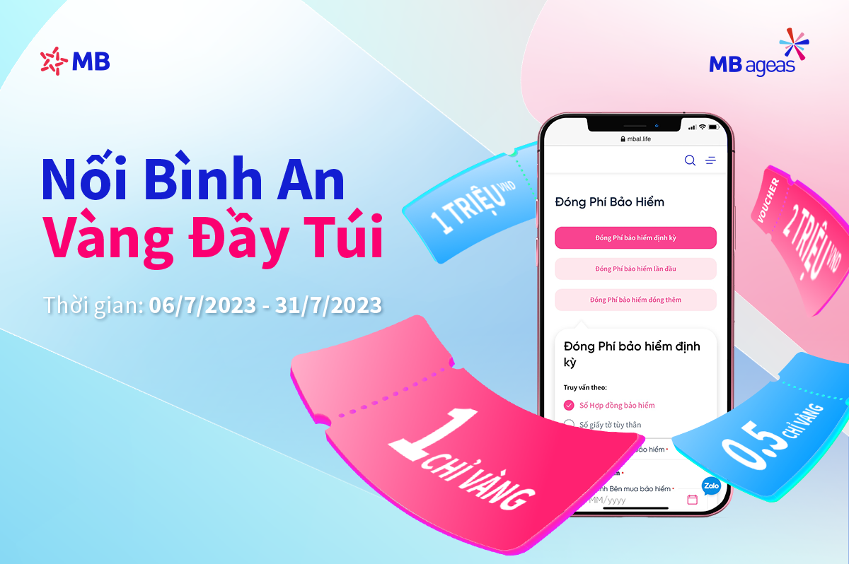 Chương trình khuyến mại: Nối Bình An – Vàng Đầy Túi